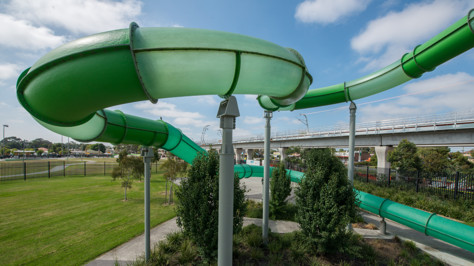 Waterslide now free at NPAC - South East Leisure